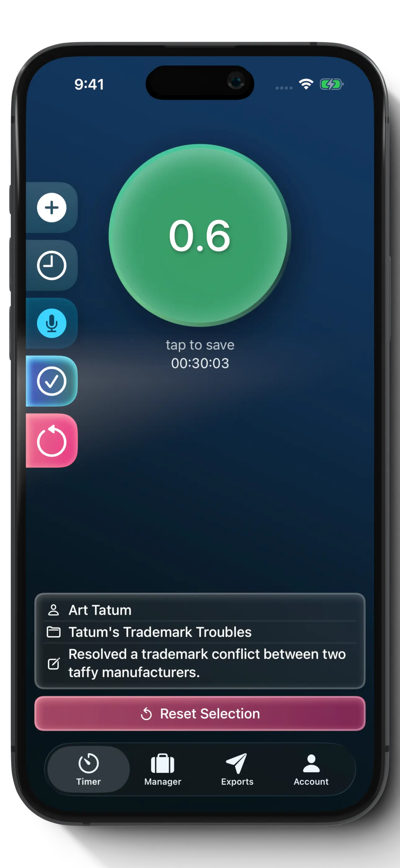 Tenths — Professional Time Tracking for Attorneys | iOS App